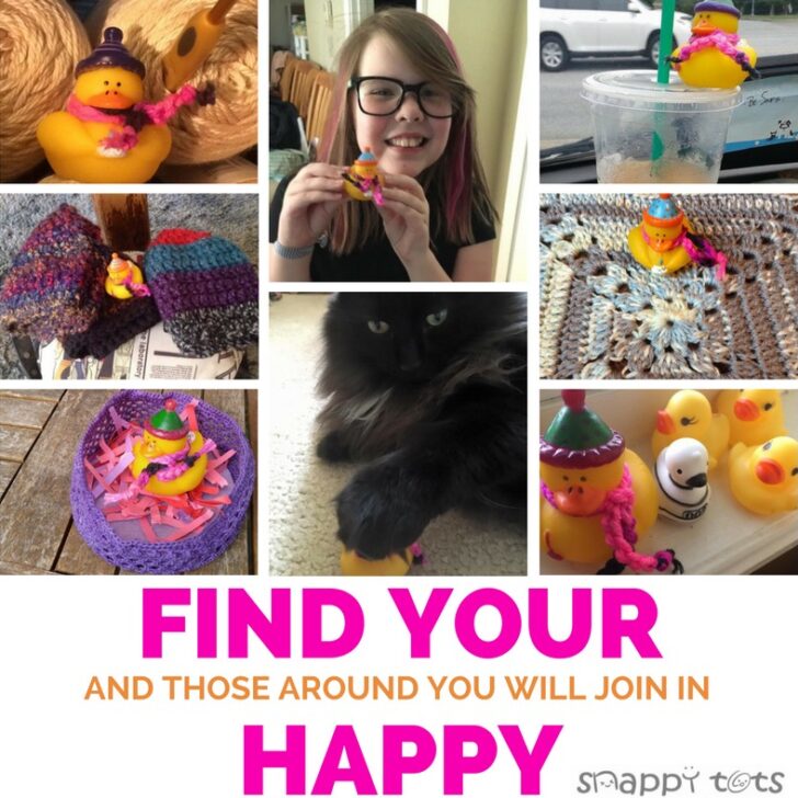 Tip: Get straight lines with self striping yarns – snappy tots