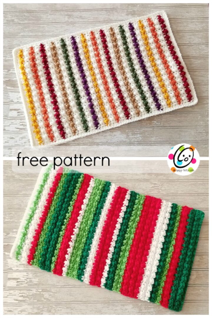 Free Pattern: Jellybean Place Mat - Snappy Tots