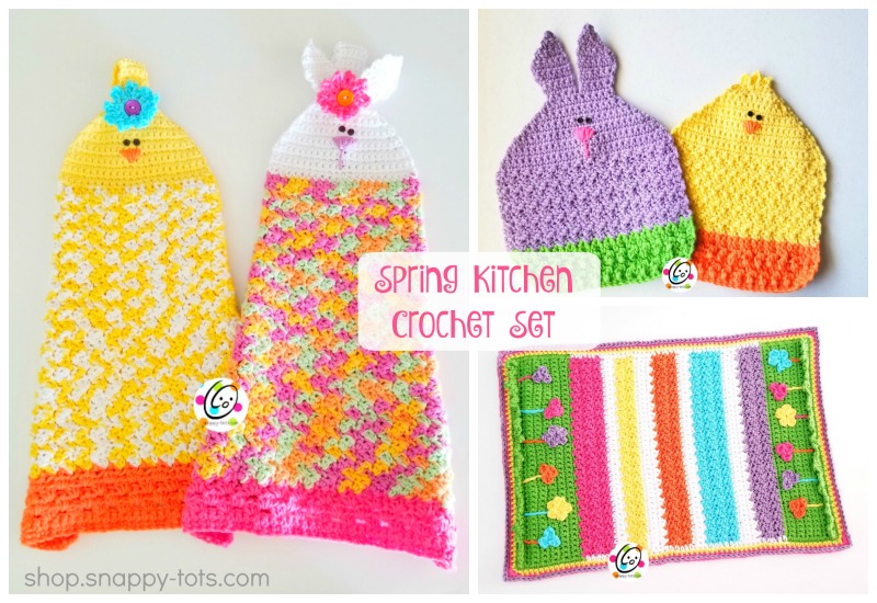 Free Pattern: Spring Hanging Towel - Snappy Tots