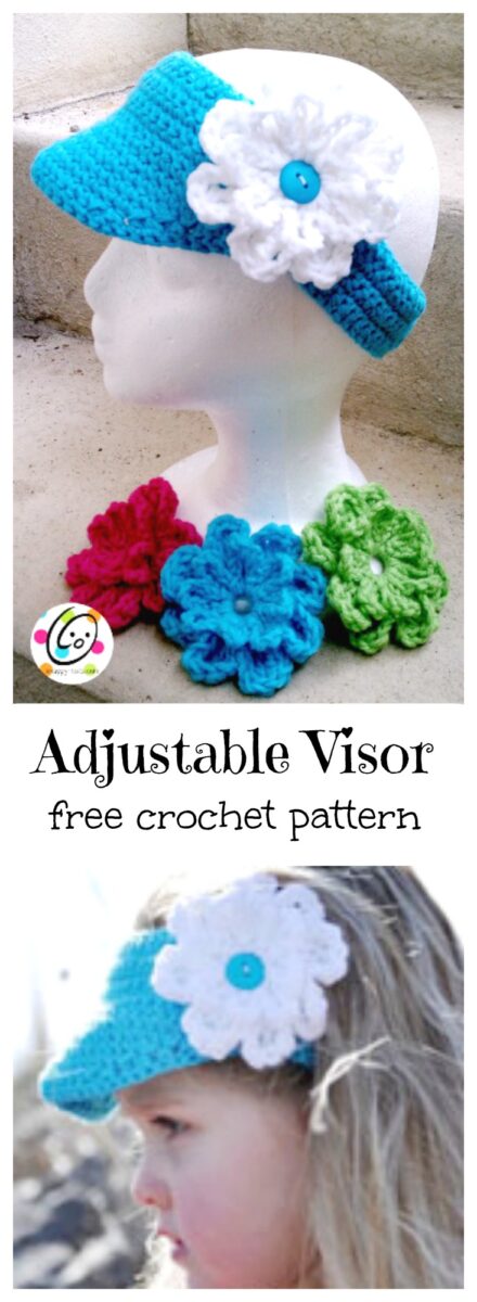 Free Pattern: Adjustable Visor - Snappy Tots