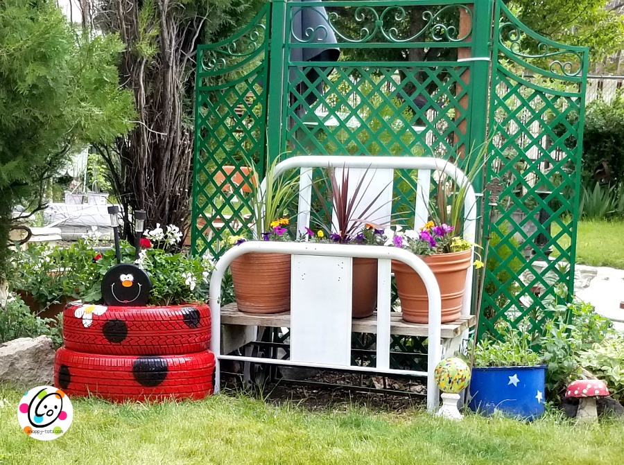 DIY Ladybug Planter and Table - Snappy Tots