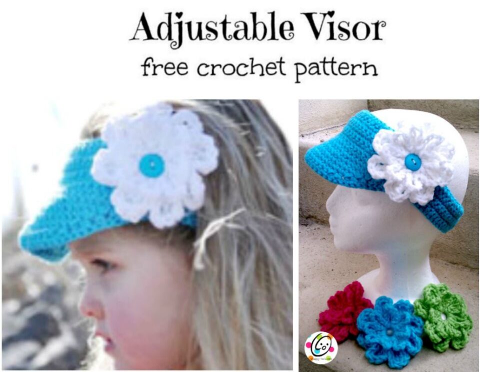 Free Pattern: Adjustable Visor - Snappy Tots