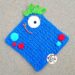 Free Pattern: Monster Washcloth - Snappy Tots