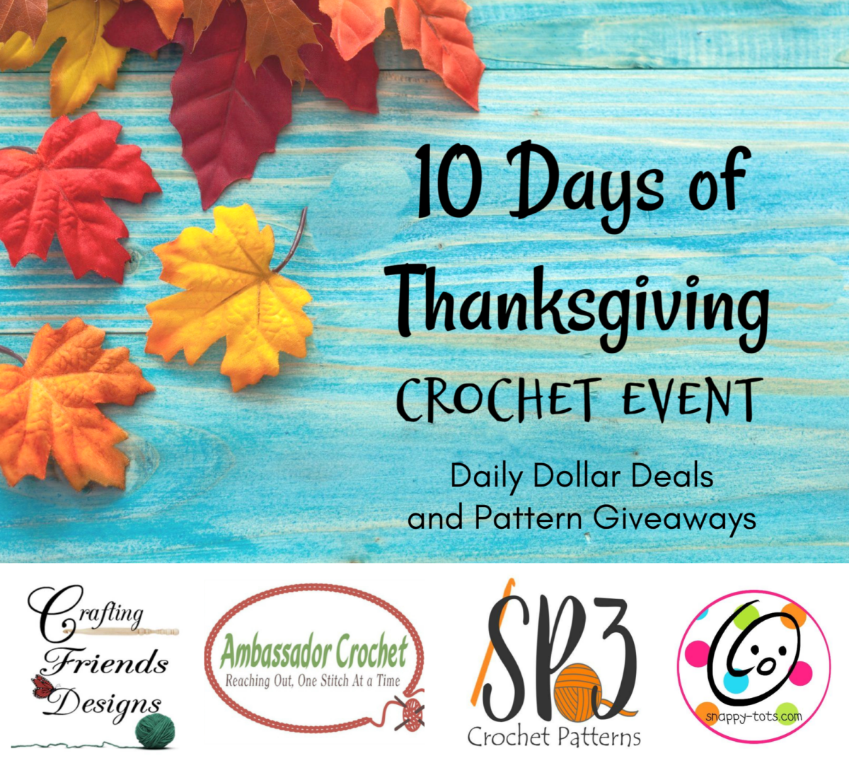 10 Days of Thanksgiving Crochet Event 2019