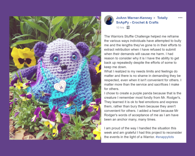 Celebrate Warriors Challenge - snappy tots