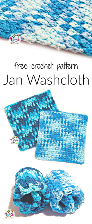 Free Crochet Pattern: January Washcloth - Snappy Tots