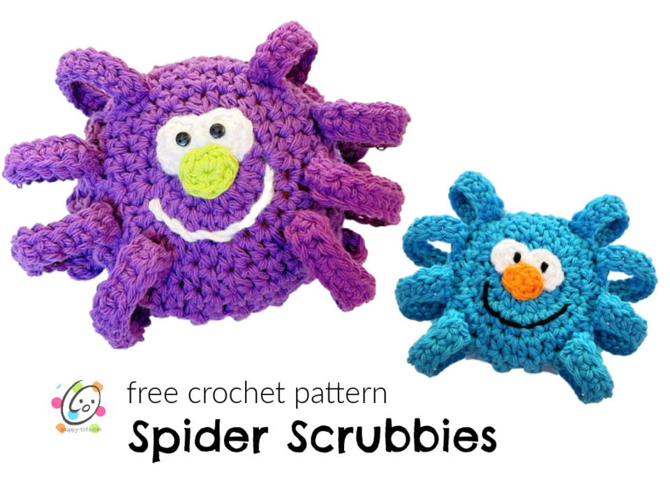 Weekly Wash #42: Spider Scrubbies - Snappy Tots