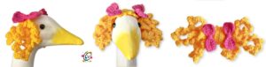 Free Pattern: Goose Wigs - snappy tots