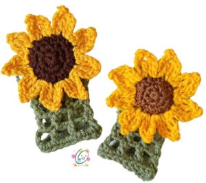 Free Pattern: Solar Flowers - snappy tots