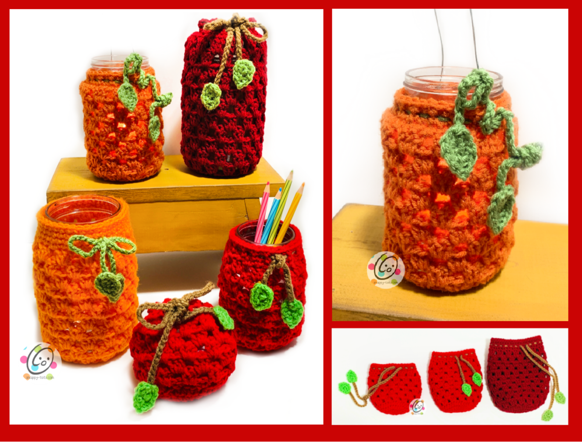 Free Pattern: Granny Jar Covers - Snappy Tots