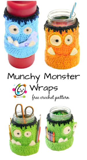 Free Pattern: Munchy Monster Wrap - Snappy Tots