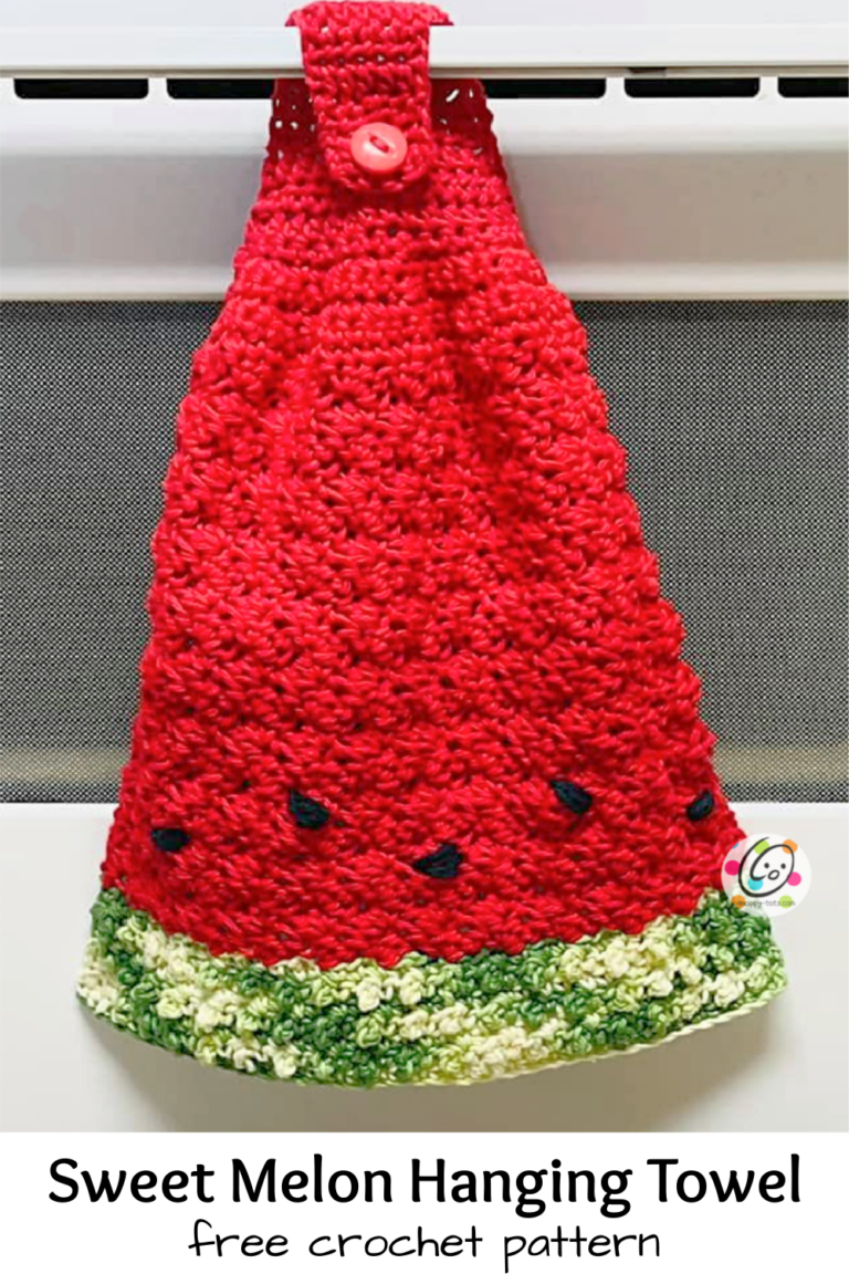 Free Pattern: Sweet Melon Hanging Towel - Snappy Tots