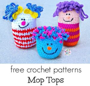Free Pattern: Mop Tops Stuffies - snappy tots