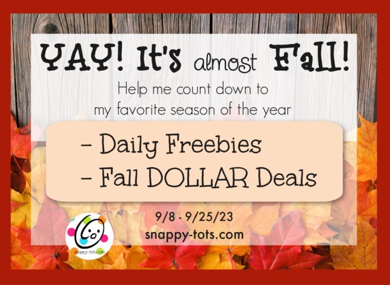 Counting Down to Fall - snappy tots