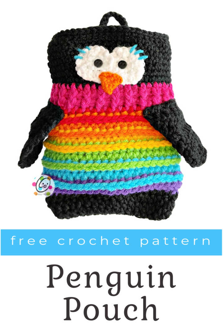 Crochet Pattern: Penguin Pouch - Snappy Tots