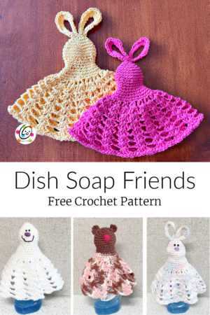 Free Pattern: Dish Soap Friends - snappy tots