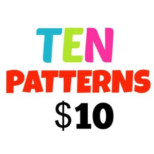 your choice of 10/$10 pattern packs - Snappy Tots