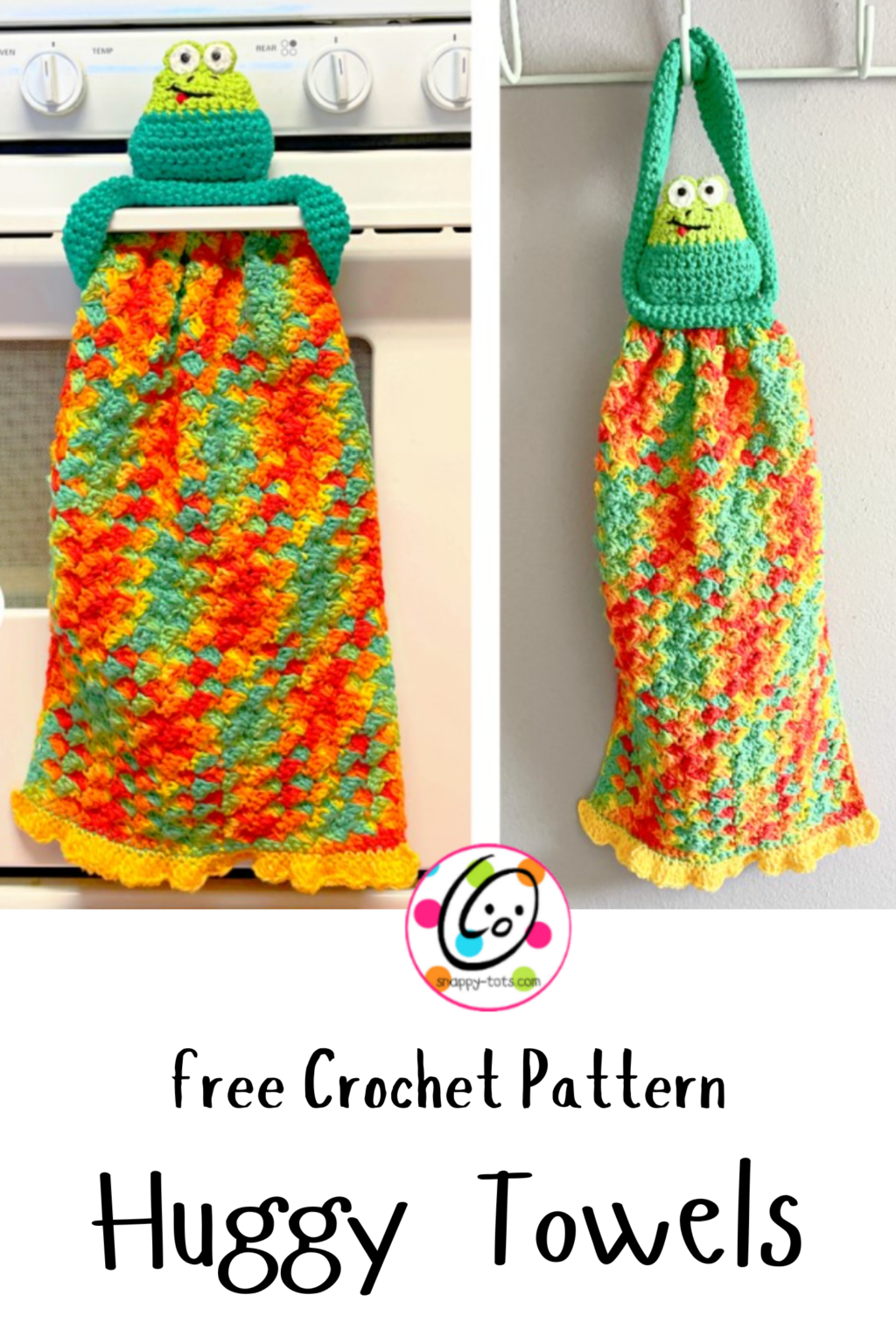Free Pattern: Huggy Towels - Snappy Tots