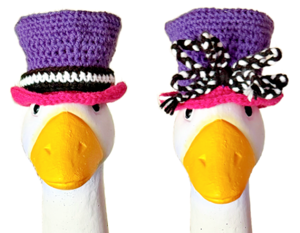Free Pattern: Big Goose Hats and Hair - Snappy Tots